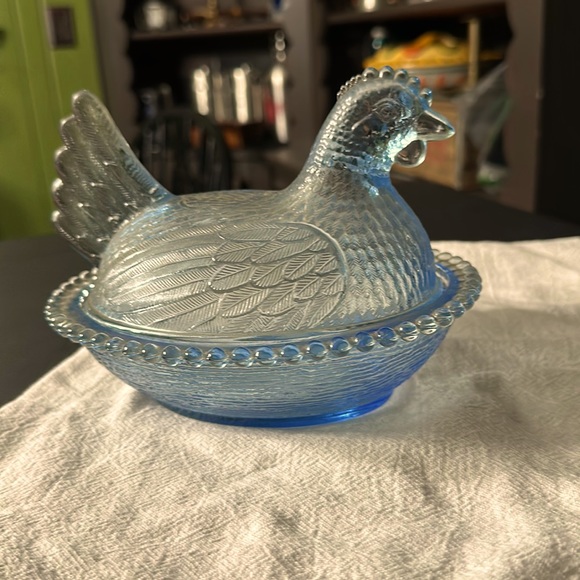 Indiana Glass | Accents | Vintage Indians Glass Hen On Nest | Poshmark